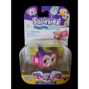 Toys | Little Live Pets Squirkies Fidget Pets Cheeky Pop Monkey Pink ...